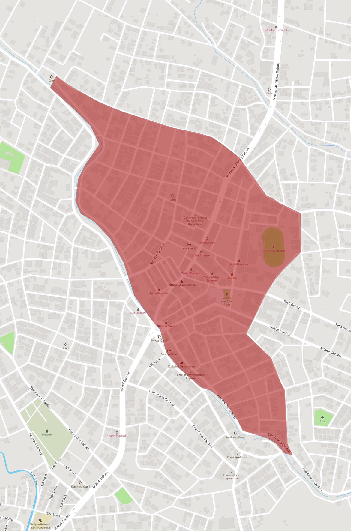 Kiremitli Mahallesi, Korkuteli, Antalya - AtlasBig.com