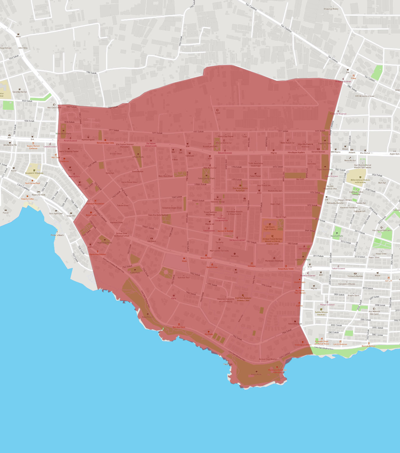 Fener Mahallesi, Muratpaşa, Antalya - AtlasBig.com