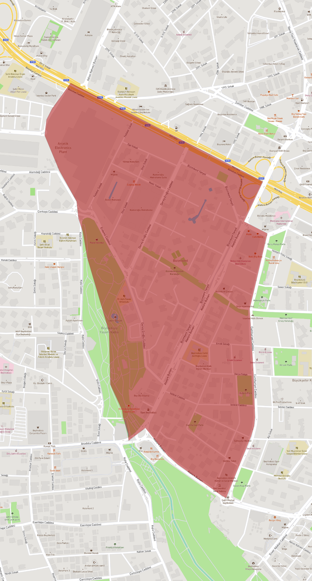 Cumhuriyet Mahallesi, Beylikdüzü, İstanbul - AtlasBig.com